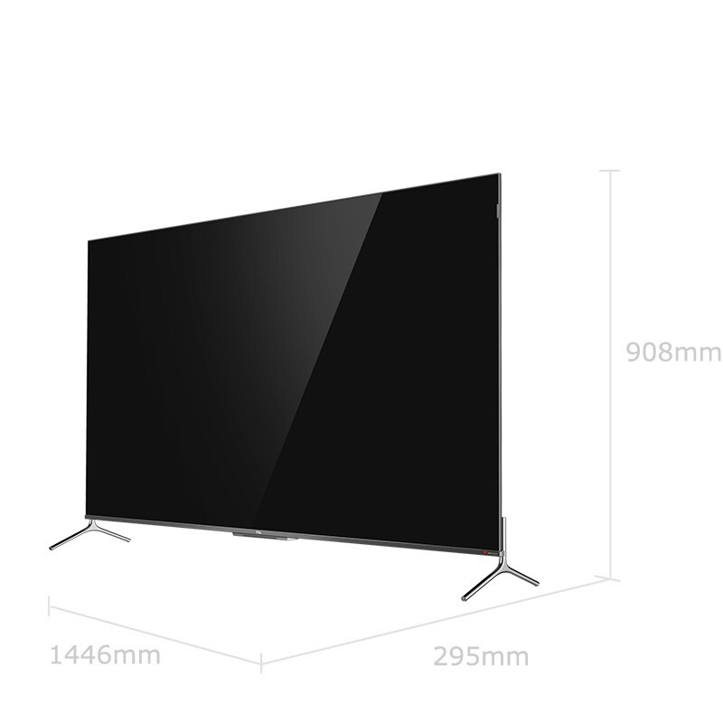 TCL智屏 65C8 65英寸 157%原色量子点 3+32GB内存 安桥HIFI音响 IMAX 线下同款 液晶平板电视机